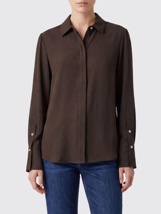 Liu Jo Chemise en viscose &agrave; manches longues avec col fran&ccedil;ais