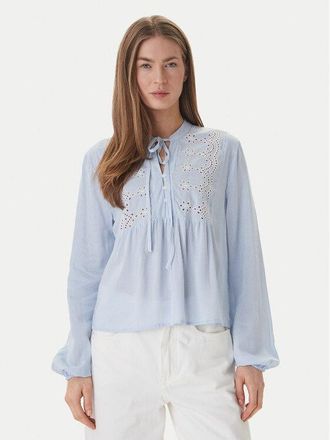 Only Bluse Lennyo 15366732 Himmelblau Regular Fit