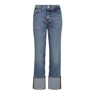 Mos Mosh MOS Mosh, Femme, Jeans, Bleu, Taille: W26 Jean droit Chrome Bleu clair
