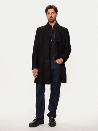 HUGO BOSS Hugo &Uuml;bergangsmantel Milogan2441 50528836 Schwarz Regular Fit