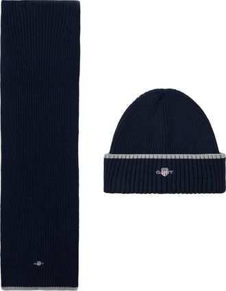 GANT Set: Schal und Mütze ESSENTIAL