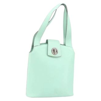 Celine Pre-owned Vintage Leder-Schultertasche - - Pre-owned - Damen - Gr&uuml;n - ONE SIZE
