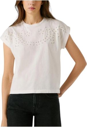 Pepe Jeans London Femme, Blouses et Chemises, Blanc, Taille: 38 FR Mina Blouse