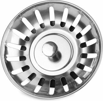 Generic 1 St&uuml;ck Abflusssieb aus Edelstahl, K&uuml;che, Badezimmer, Waschbecken, Abflussst&ouml;psel, Filter, Zubeh&ouml;r, hochwertig, professionell