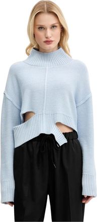 Maison Margiela Damen, Strickwaren, Blau, LGr&ouml;&szlig;e