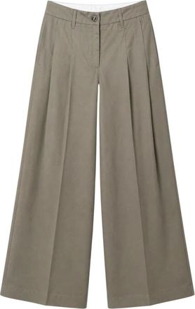 Nine In The Morning Femme, Pantalons, Vert, Taille: W28 Wide Pantalons