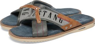 Mustang Jeans Herren Pantoletten Dunkelgrau EU 43