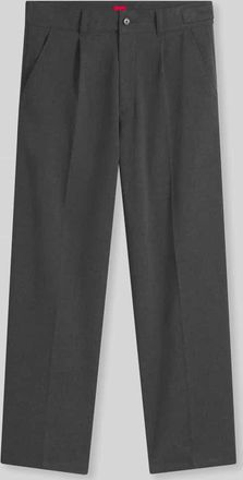 HUGO BOSS High Waist Bundfaltenhose mit B&uuml;gelfalten