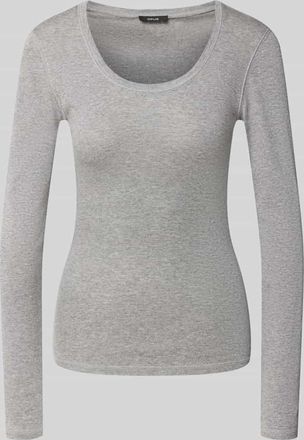 OPUS Slim Fit Langarmshirt aus Baumwoll-Modal-Mix Modell Sorana