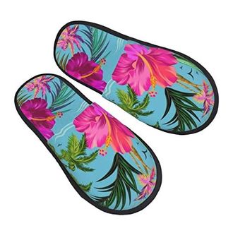 Generic Bonjour Hawa&iuml; Fleur Homme Femme Chaussures De Maison Confortable Slippers Antid&eacute;rapantes Pantoufles Pour Ext&eacute;rieur Automne Int&eacute;rieur L