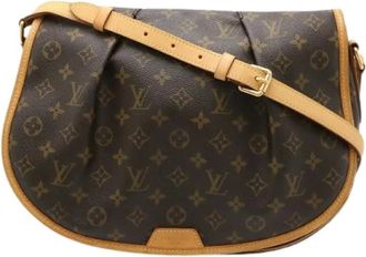 Louis Vuitton Sac bandouli&egrave;re Monogram Menilmontant MM Pre-owned - Femme - Pre-owned - Brun - Taille: ONE Size
