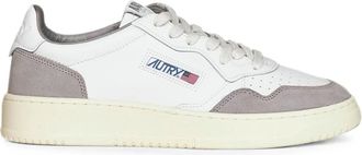 Autry Homme, Chaussures, Blanc, Taille: 40 EU Baskets en cuir de vachette et caoutchouc