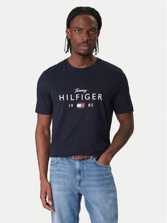 Tommy Hilfiger T-Shirt Brand Love MW0MW41455 Dunkelblau Regular Fit