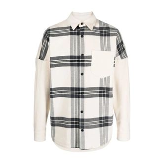 Palm Angels Kariertes Flanellhemd - - Shirts - Herren - Mehrfarbig - M