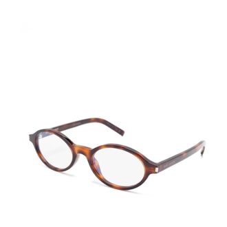 Saint Laurent Jeanne Brillenfassung - - Accessories - Damen - Braun - 50 MM