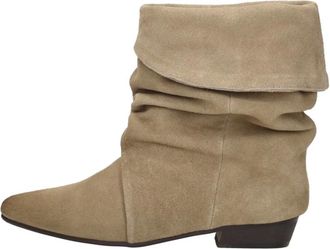 Shoecolate Femme, Chaussures, Beige, Taille: 38 EU Enkellaarsjes Hak