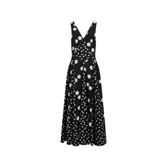 Topshop Robe longue encolure V imprim&eacute;e