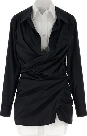 The Attico Femme, Robes, Multicolore, Taille: 34 FR Double Layer Mini Dress