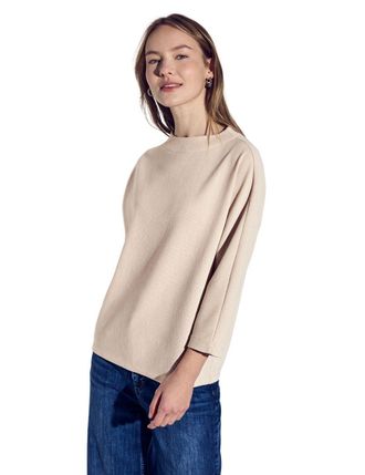 Street One Damen Two-Tone Strukturshirt