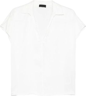 Liu Jo Femme, Tops, Blanc, Taille: 40 FR Chemisier en satin