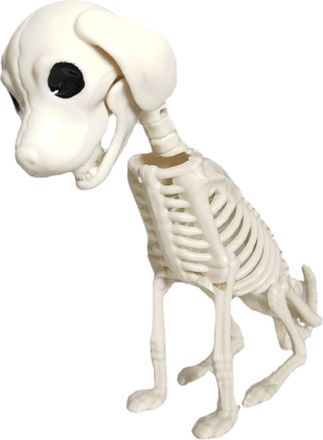 Generic Dogeletro Decoration-Halloween Dog Ox Figur, gruselige Dekoration | Gruseliges Hunde-Skelett Ausstellung, gruselige Tierw&uuml;nsche f&uuml;r Tisch, Wohnzimmer,