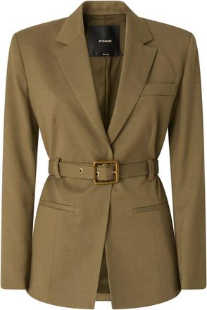 Pinko Pinko, Femme, Vestes, Vert, Taille: 40 FR Blazer Vitiano