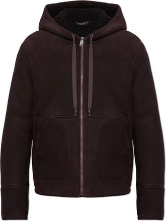Dolce & Gabbana Wildleder-Lammfelljacke - - Jackets - Herren - Braun - L