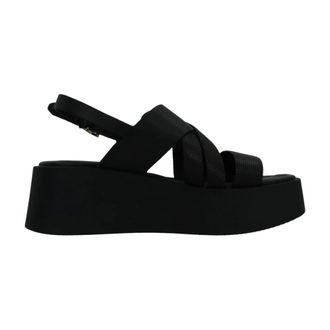 Stonefly Stonefly, Femme, Chaussures, Noir, Taille: 36 EU Compensées en cuir imprimé