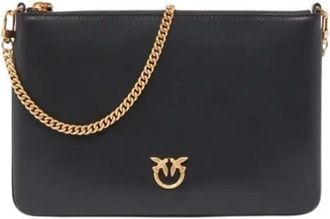 Pinko Pinko, Femme, Sacs, Noir, Taille: ONE Size Flat Classic