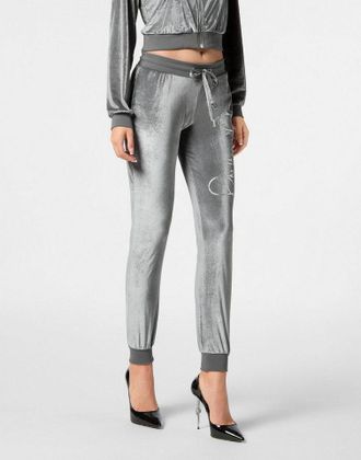 Philipp Plein Jogginghose Signature Mit Schmucksteinen