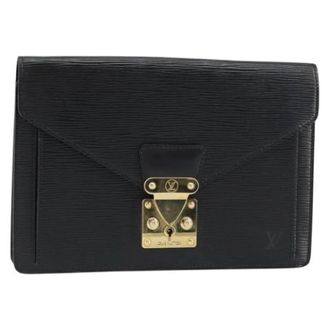 Louis Vuitton Pre-owned Leder Clutch - - Pre-owned - Damen - Schwarzk - ONE SIZE