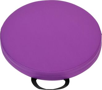 Generic Kinder Sitzkissen 35 cm Rund Bodenkissen mit Griff & Rei&szlig;verschluss, 6 cm dickem Schaumstoff, wasserfestem PU Bezug, Colorful Stuhlkissen f&uuml;r Klassenz