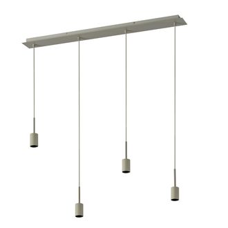 Osram Decor Pendelleuchte Needle Linear 4xE27, beige, Stahl, dekorative Leuchtmittel kompatibel, IP20