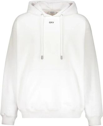 Off-white Logo SweaT-shirt - Homme - Sweatshirts et sweats &agrave; capuche - Blanc - Taille: 2XL