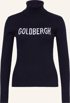 Goldbergh Goldbergh Rollkragenpullover Fira Mit Merinowolle blau