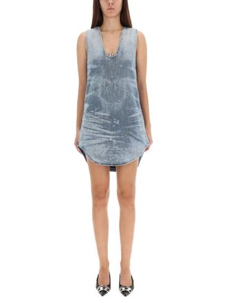 Diesel Cotton Denim Dress - Blue