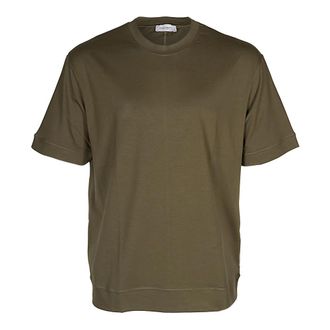 Paolo Pecora Weit geschnittenes Baumwoll-T-Shirt - - Tops - Herren - Gr&uuml;n - 2XL