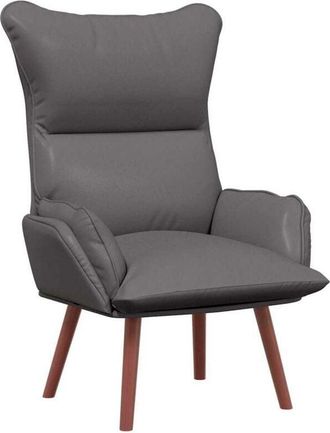 vidaXL Fauteuil relaxant Gris 69 x 74 x 93 cm Faux cuir Vidaxl