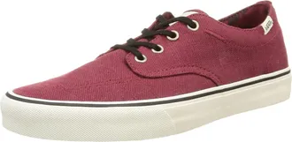 Vans Millsy Vulc, Herren Sneakers, Rot (Hemp/Burgundy/Marshmallow), 42.5 EU