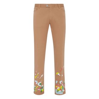Philipp Plein Chinos Hosen Dripping - - Trousers - Herren - Beige - 3XL