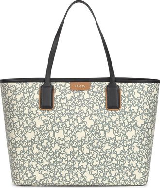 Tous Damen Capazo XL-Schale K Mini, Beige/Schwarz