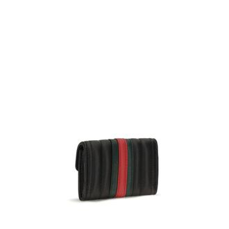 Gucci Quilted Calf Leather Wallet - Black