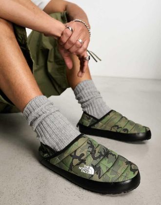 The North Face Thermoball Traction - Mules - Camouflage-Vert