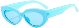 Generic Lunettes De Soleil D&eacute;coratives For Hommes Et Femmes, Monture Fine, Id&eacute;ales For Les Vacances, Activit&eacute;s Plein Air Le Sport(Blue)