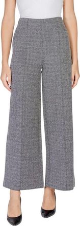Ichi Ichi, Femme, Pantalons, Gris, Taille: 40 FR Ihkate Jacquard 20121602 Pantalon Palazzo