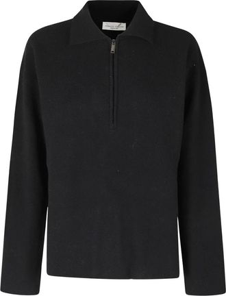 Roberto Collina Polo en maille - Femme - Tops - Noir - Taille: 38 FR