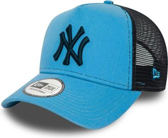 New Era Truckercap New York Yankees Basecap Kappe verstellbar Mesh NY Logo Einheitsgr&ouml;&szlig;e blau schwarz - One-Size