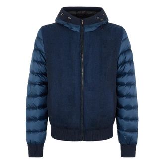 Moorer Homme, Vestes, Bleu, Taille: M Manteaux