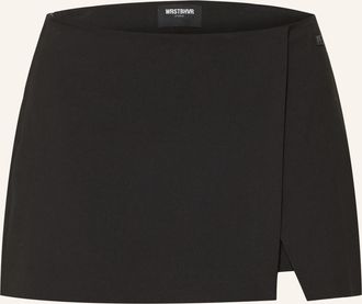 Worst Behavior Wrstbhvr Skort Bente In Wickeloptik schwarz