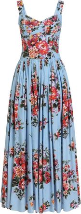 Dolce & Gabbana Femme, Robes, Multicolore, Taille: 40 FR Robe &agrave; imprim&eacute; bouquet de fleurs